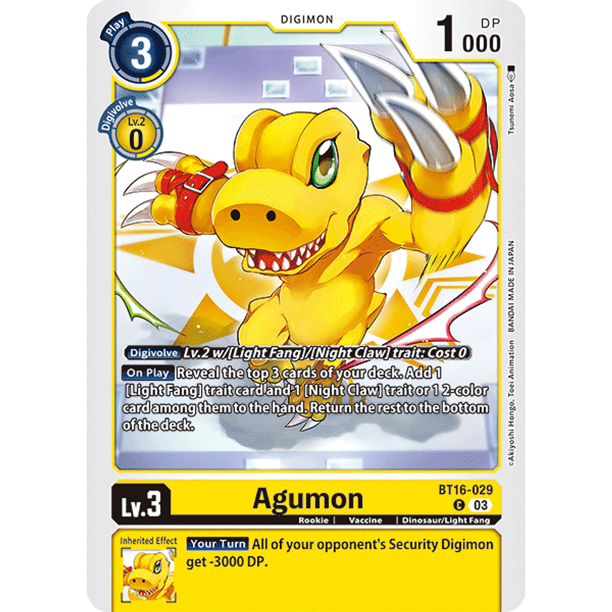 BT16-029 C Agumon