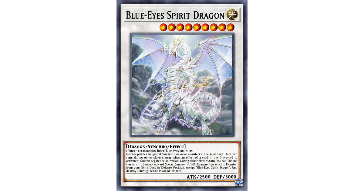 Blue-Eyes Spirit Dragon - RA02-EN030 - Super Rare