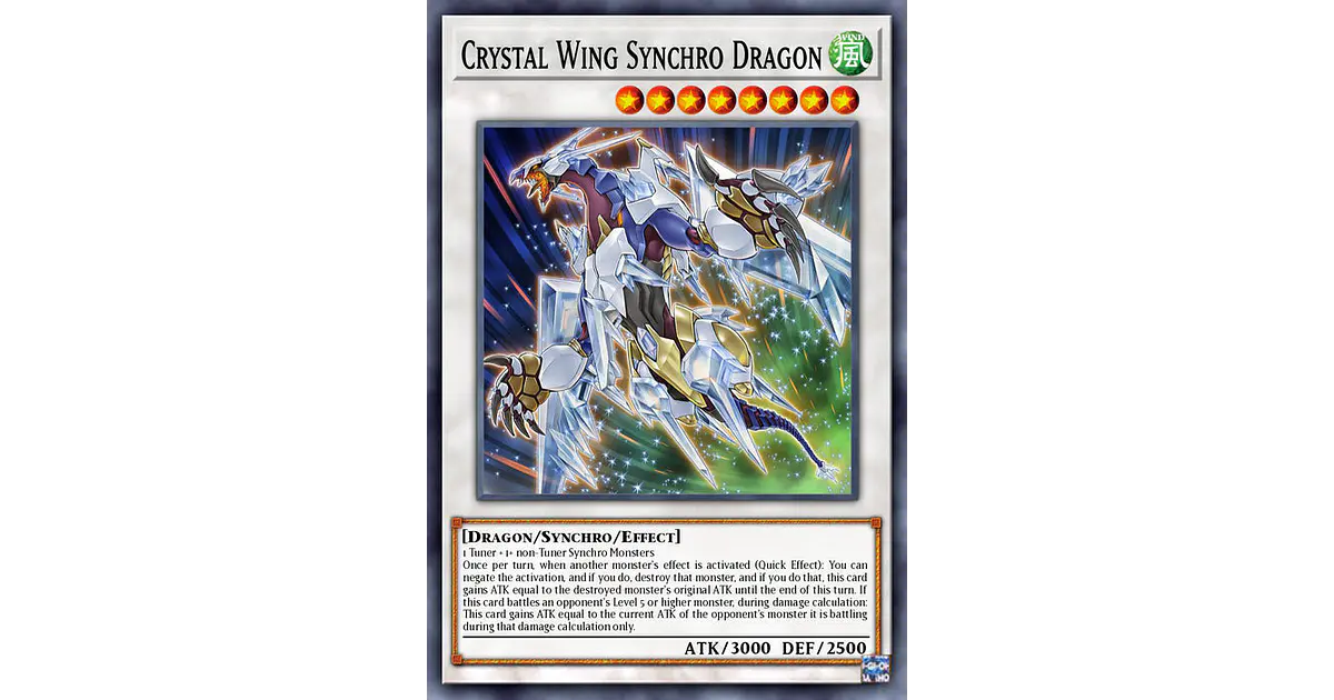 Crystal Wing Synchro Dragon - RA02-EN029 - Ultimate Rare