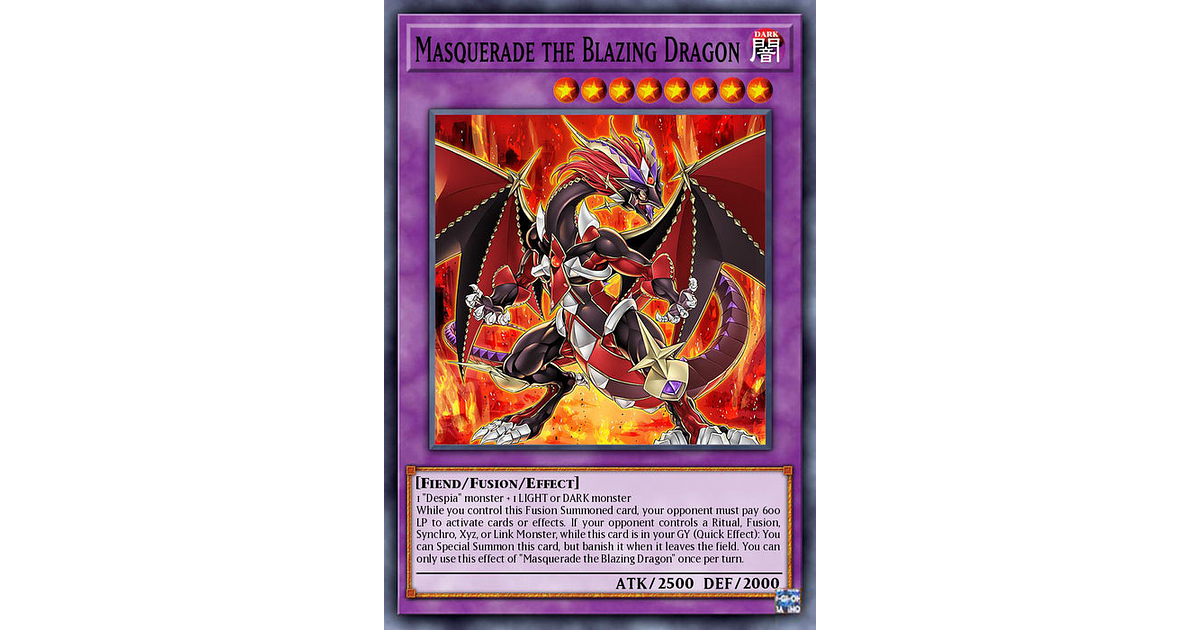 Masquerade the Blazing Dragon - RA02-EN022 - Collector's ...