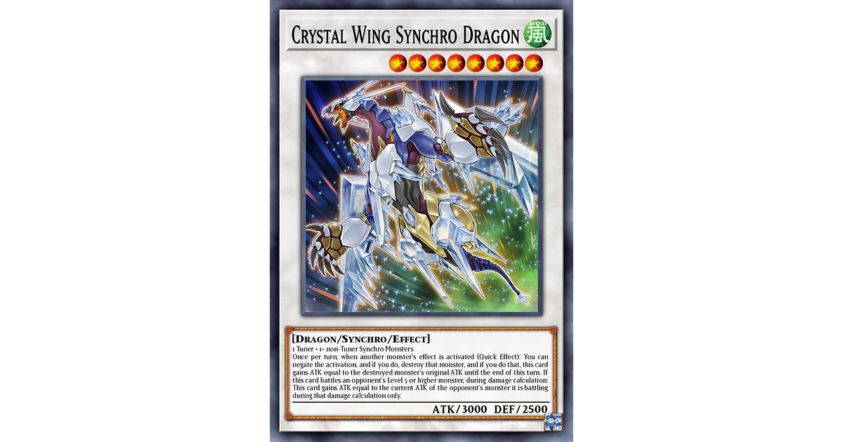 Crystal Wing Synchro Dragon - RA02-EN029 - Collector's Rare