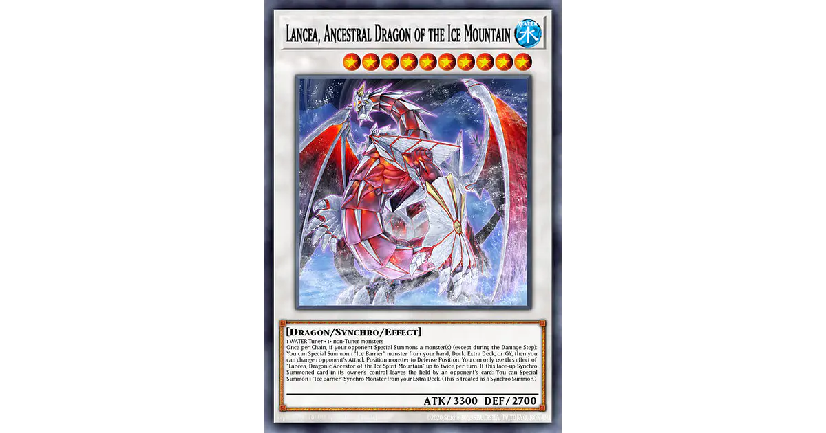 Lancea, Ancestral Dragon of the Ice Mountain - BLTR-EN005...