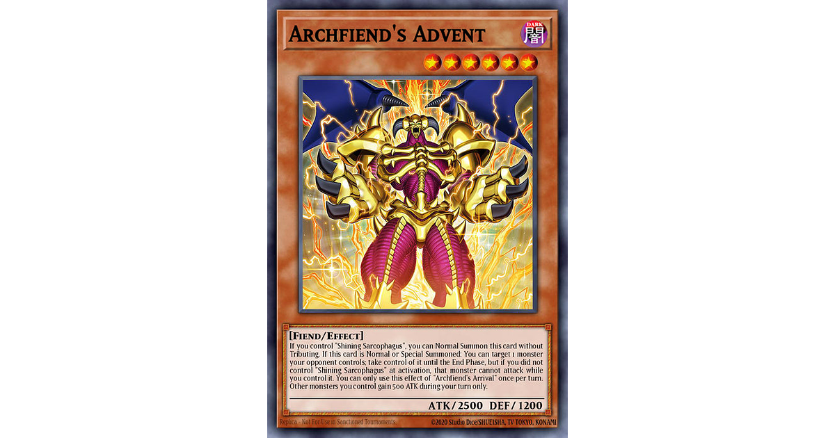 Archfiend's Advent - BLTR-EN046 - Quarter Century Secret ...