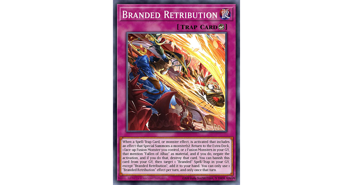 Branded Retribution - BLTR-EN113 - Ultra Rare 1st Edition