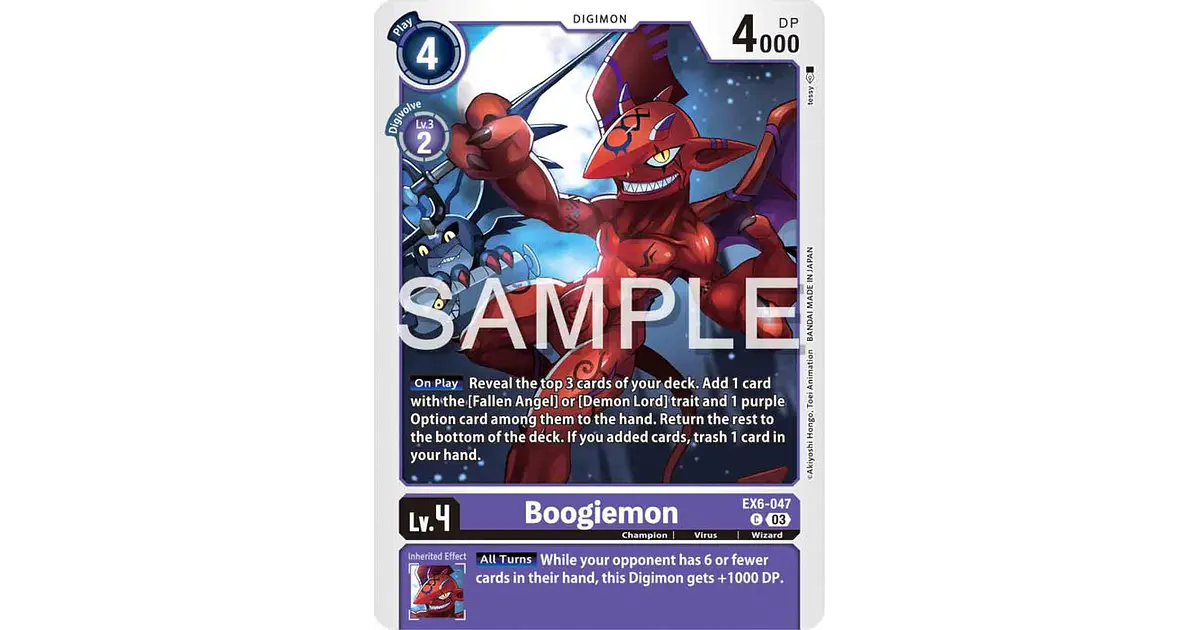 EX6-047 C Boogiemon
