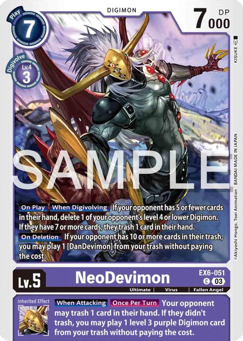 EX6-051 C NeoDevimon