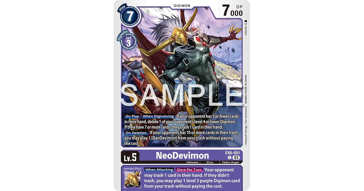EX6-051 C NeoDevimon