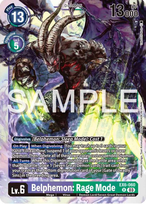 EX6-060 R Belphemon: Rage Mode
