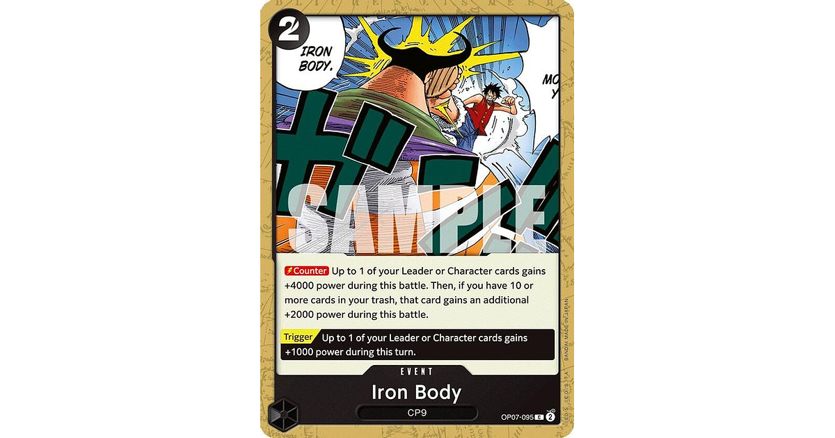 OP07-095 C Iron Body