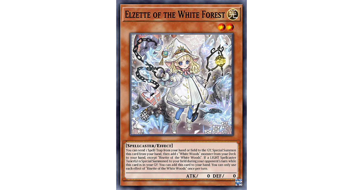 Elzette of the White Forest - INFO-EN014 - Secret Rare 1s...
