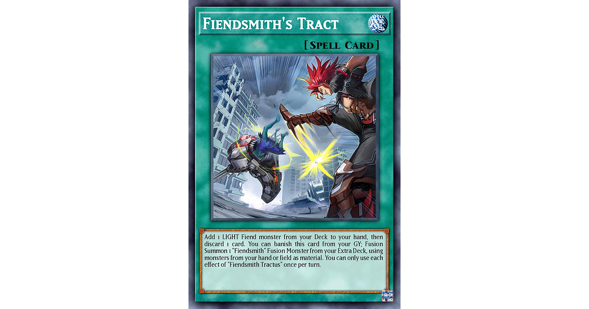 Fiendsmith's Tract - INFO-EN061 - Secret Rare 1st Edition
