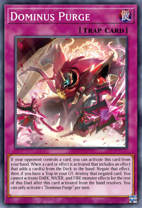 Dominus Purge - INFO-EN078 - Secret Rare 1st Edition