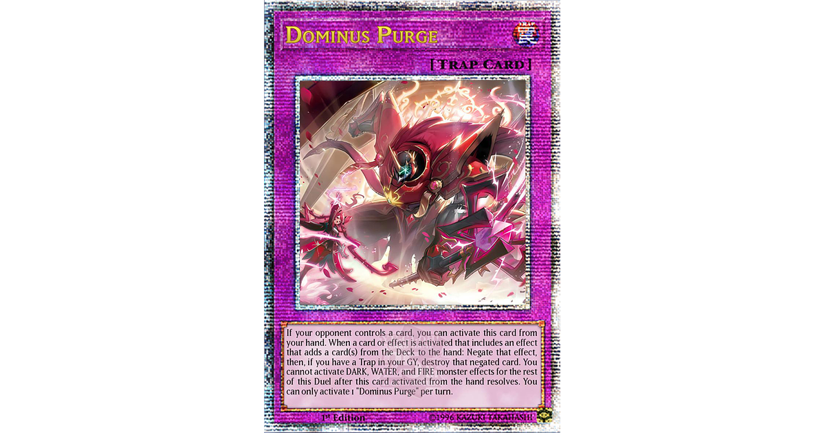 Dominus Purge - INFO-EN078 - Quarter Century Secret Rare ...