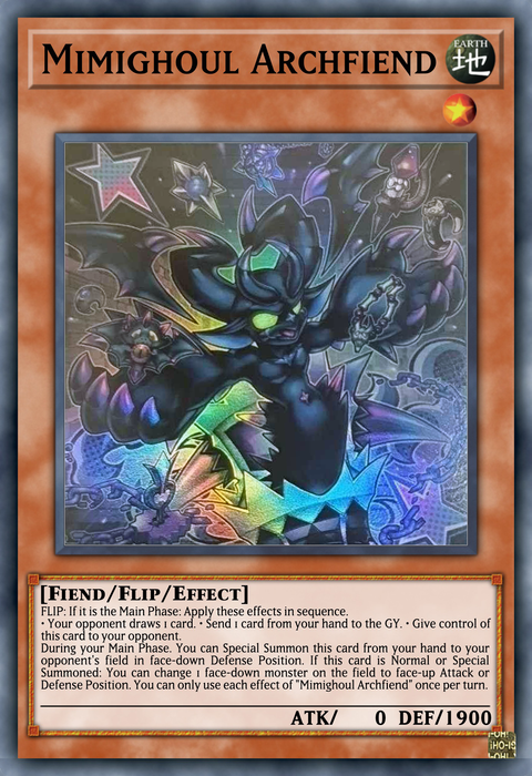 Mimighoul Archfiend - INFO-EN093 - Super Rare 1st Edition