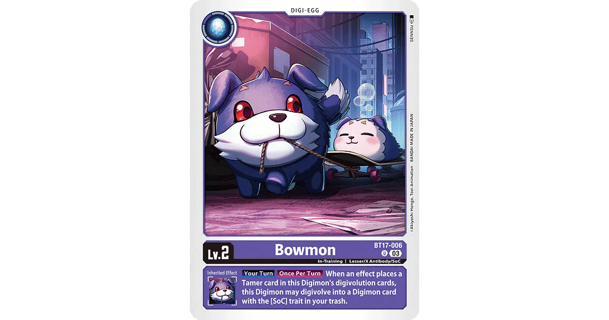 BT17-006 U Bowmon