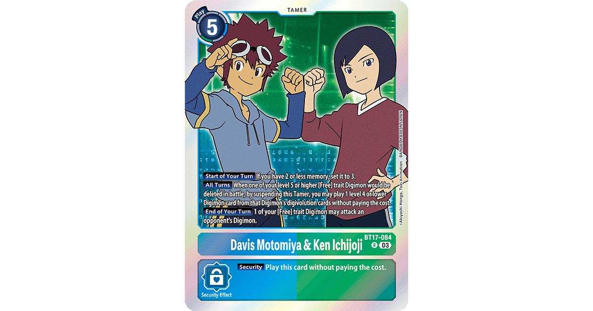 BT17-084 R Davis Motomiya & Ken Ichijoji