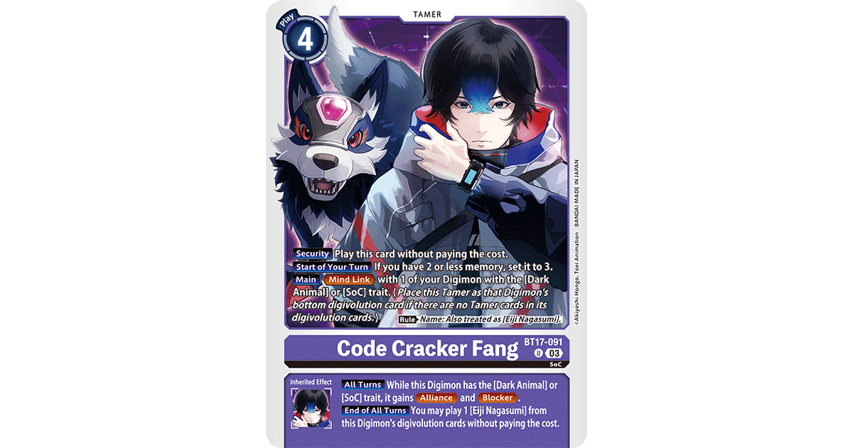 BT17-091 U Cracker Fang