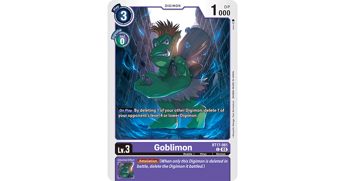 BT17-061 C Goblimon