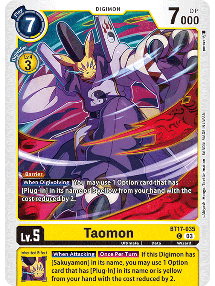 BT17-035 C Taomon