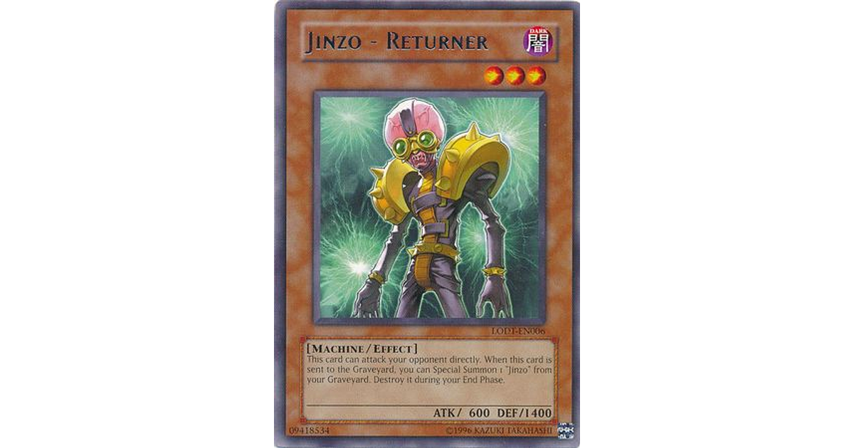 Jinzo - Returner - LODT-EN006 - Rare Unlimited (2024 Repr...