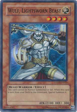 Wulf, Lightsworn Beast - LODT-EN023 - Super Rare Unlimite...