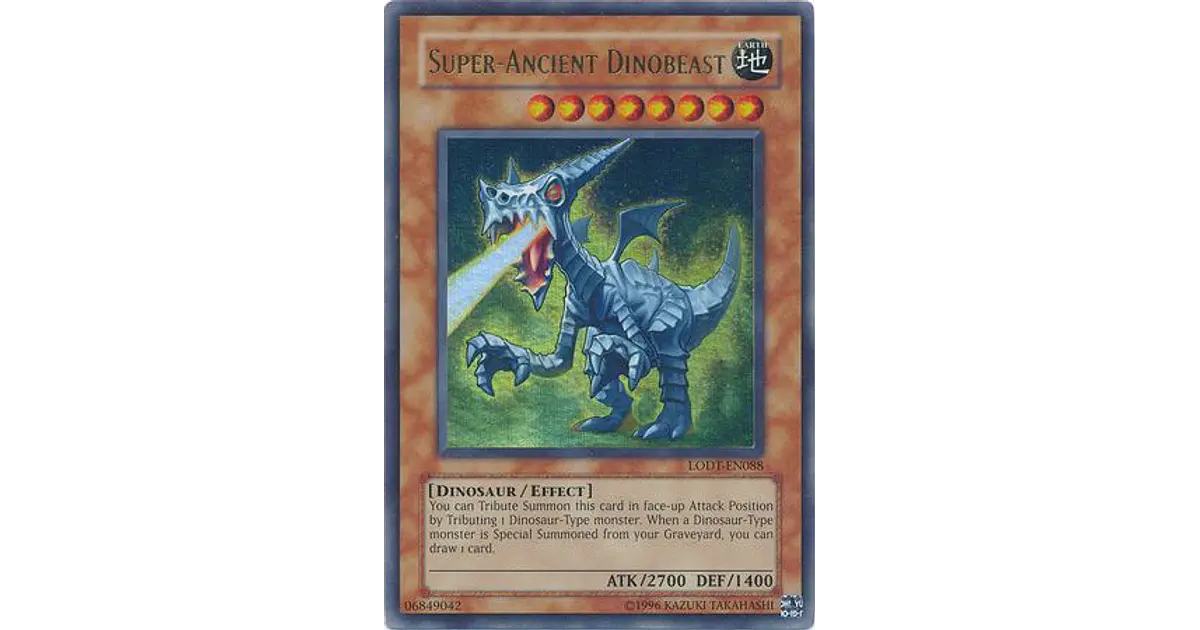 Super-Ancient Dinobeast - LODT-EN088 - Ultra Rare Unlimit...