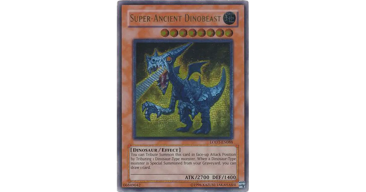 Super-Ancient Dinobeast - LODT-EN088 - Ultimate Rare Unli...