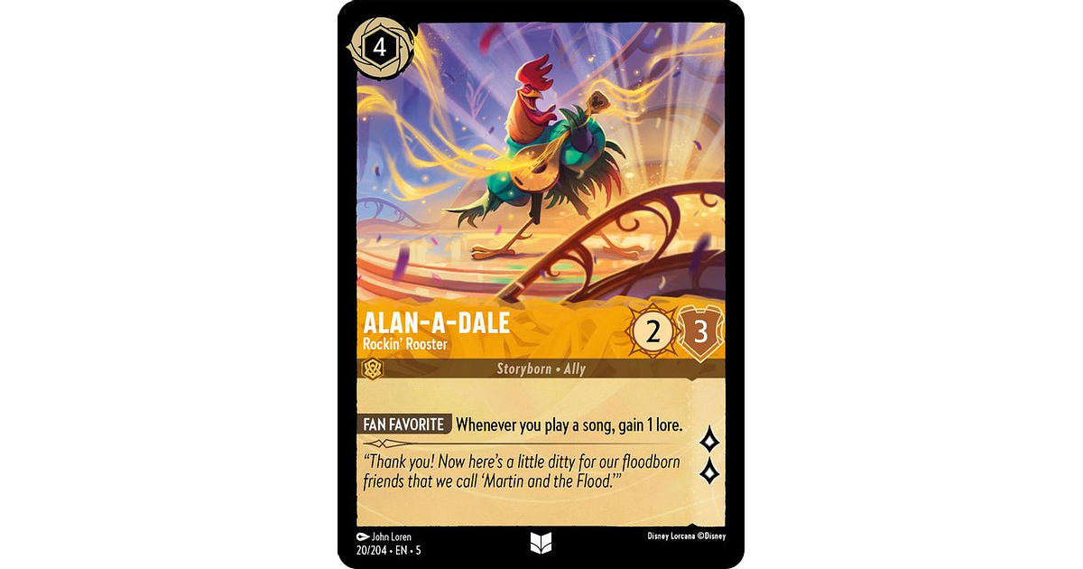 020/204 U Alan-A-Dale - Rockin' Rooster