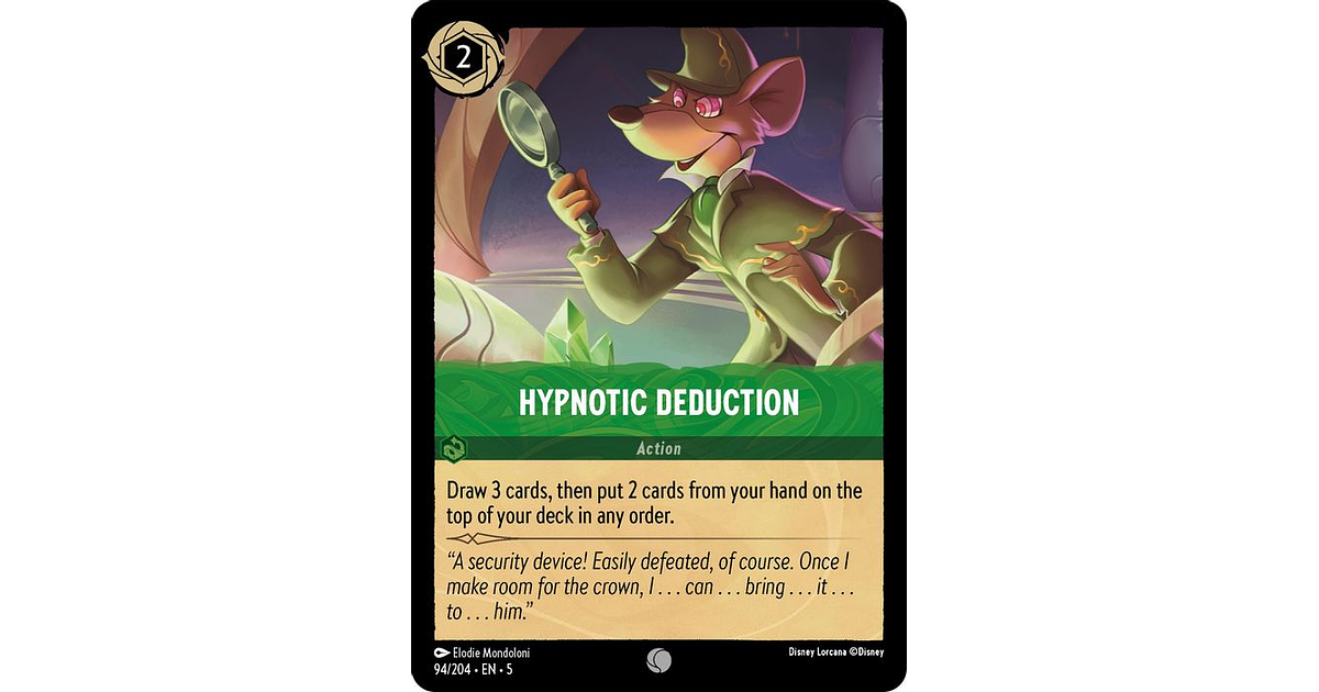 094/204 C Hypnotic Deduction