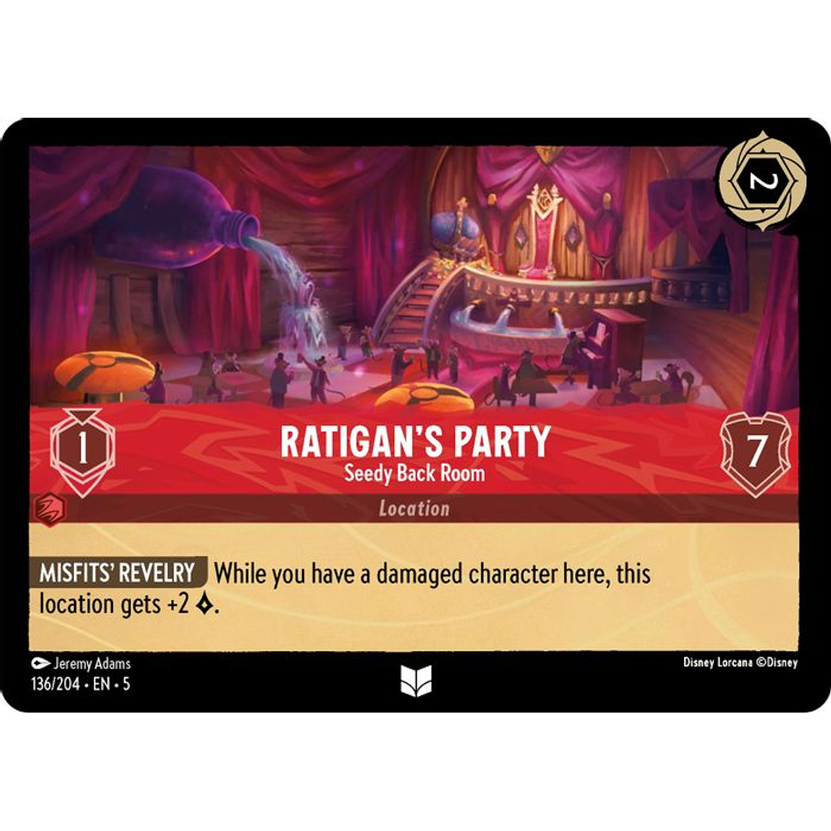 136/204 U Ratigan's Party - Seedy Back Room