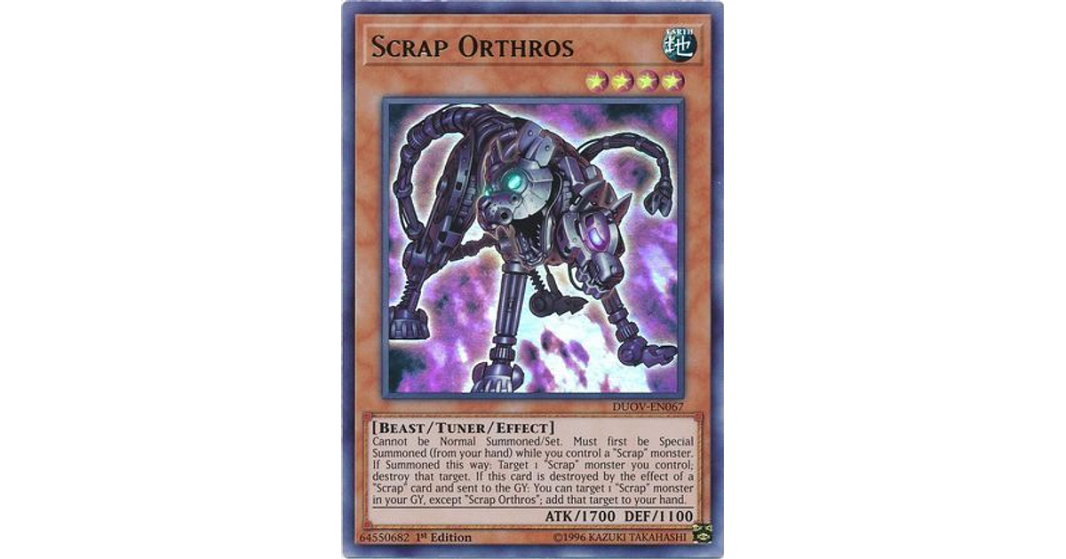 Scrap Orthros - DUOV-EN067 - Ultra Rare 1st Edition