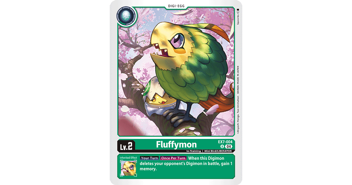 EX7-004 U Fluffymon