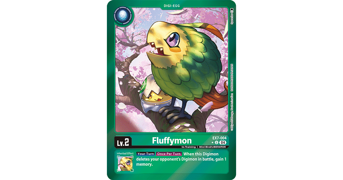 EX7-004 (Alternate Art) Fluffymon