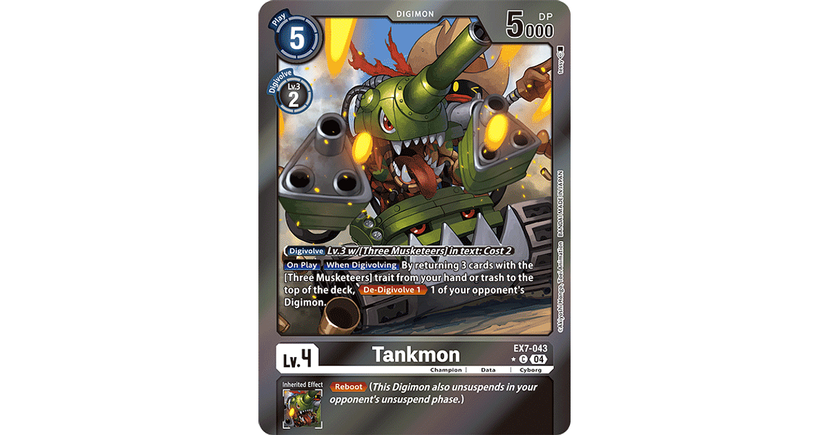 EX7-043 (Alternate Art) Tankmon