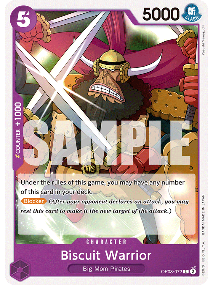 OP08-072 C Biscuit Warrior