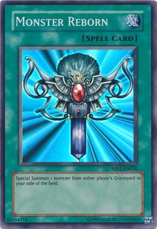 Monster Reborn - RP01-EN016 - Super Rare (Reprint)