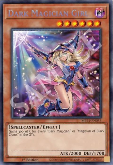 Dark Magician Girl (alternate art) - MP24-EN053 - Prismat...