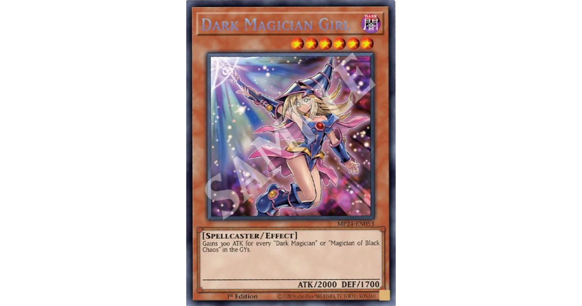 Dark Magician Girl (alternate art) - MP24-EN053 - Prismat...