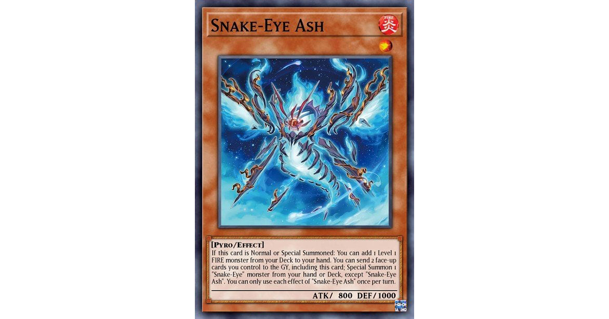 Snake-Eye Ash - MP24-EN110 - Prismatic Secret Rare 1st Ed...