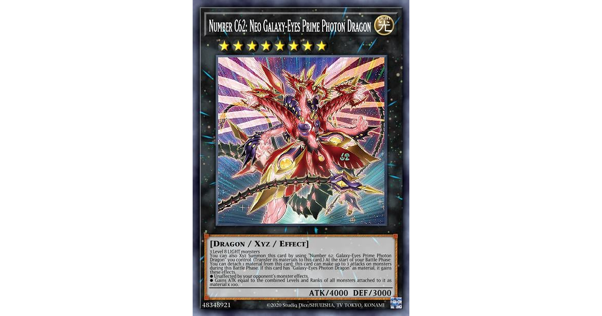 Number C62: Neo Galaxy-Eyes Prime Photon Dragon - MP24-EN...