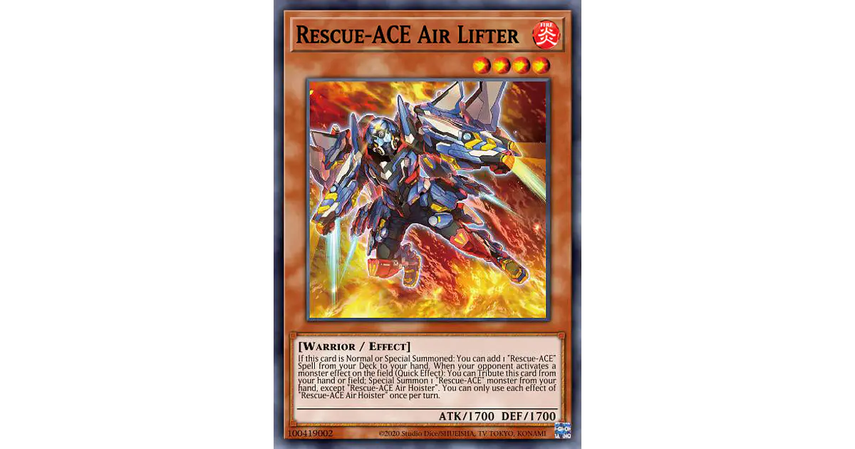 Rescue-ACE Air Lifter - MP24-EN278 - Ultra Rare 1st Edition