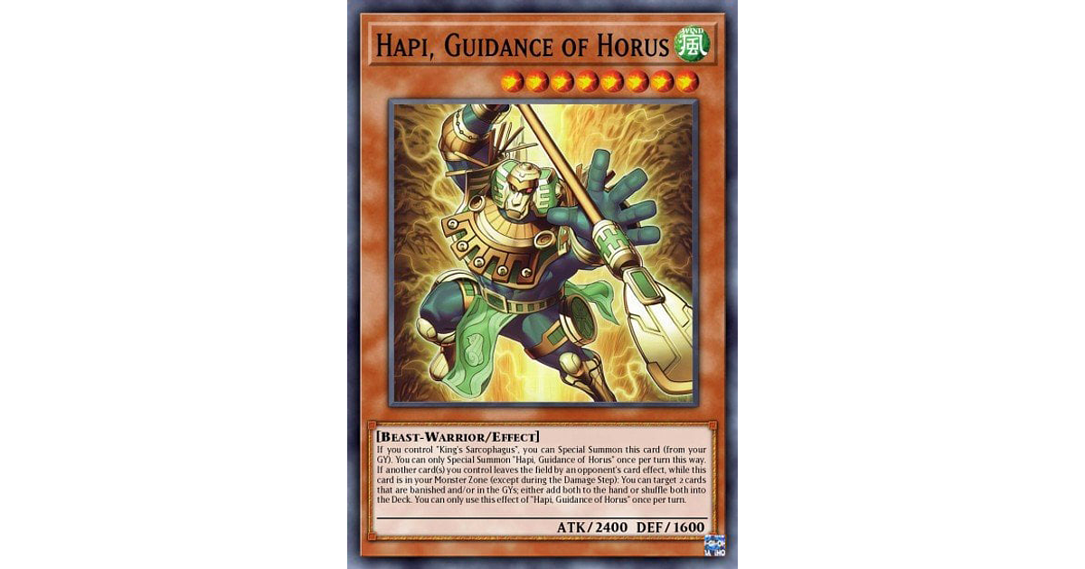 Hapi, Guidance of Horus - MP24-EN234 - Ultra Rare 1st Edi...