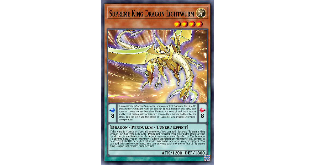 Supreme King Dragon Lightwurm - MP24-EN387 - Common 1st E...