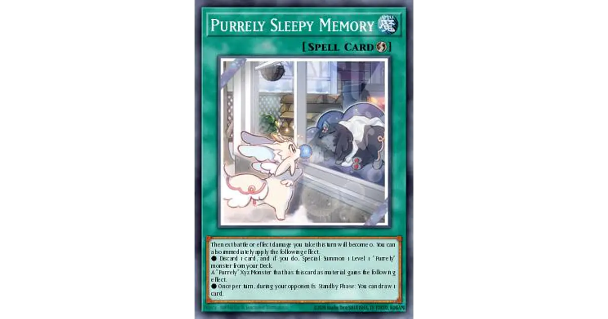 Purrely Sleepy Memory - MP24-EN198 - Ultra Rare 1st Edition