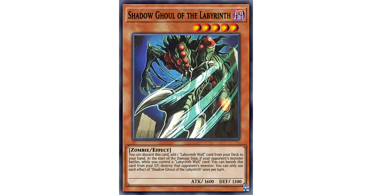 Shadow Ghoul of the Labyrinth - MP24-EN258 - Ultra Rare 1...