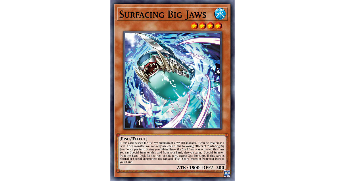 Surfacing Big Jaws - ROTA-EN001 - Ultra Rare 1st Edition