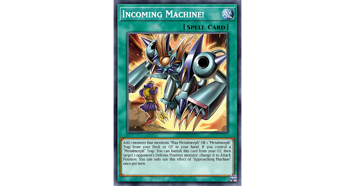 Incoming Machine! - ROTA-EN050 - Super Rare 1st Edition