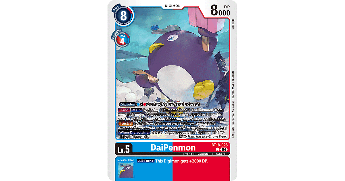 BT18-026 U DaiPenmon