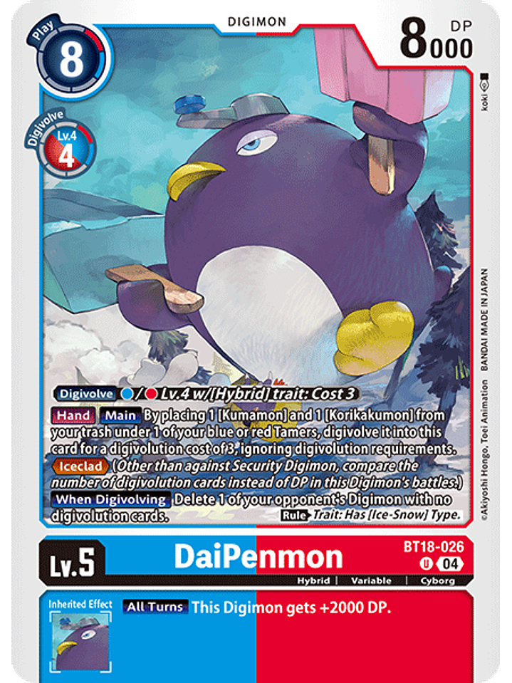 BT18-026 U DaiPenmon