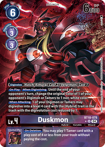 BT18-078 (Alternate Art) Duskmon